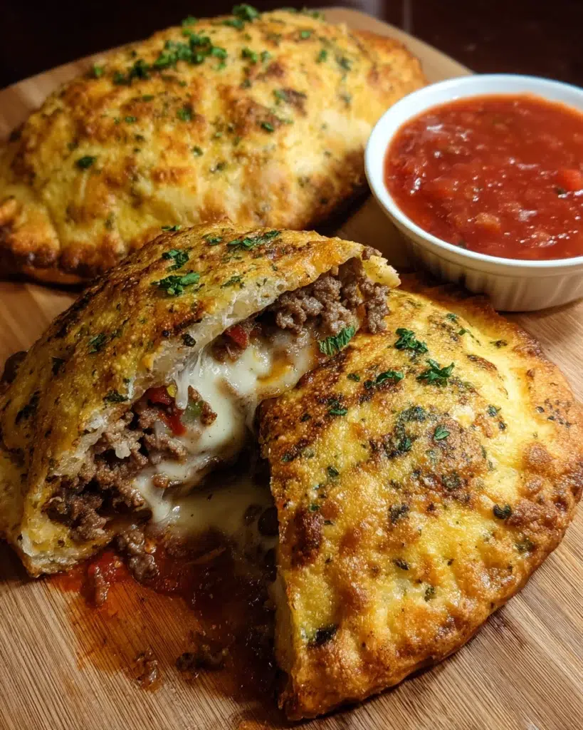 High-Protein Keto Calzone: A Tasty Dinner Delight!